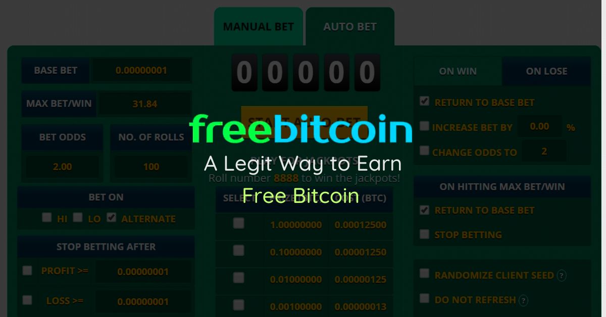 FreeBitco.in: A Legit Way to Earn Free Bitcoin - EarnBit.net: Unlock ...
